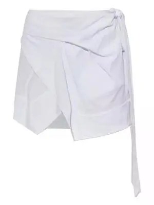 Isabel Marant Étoile Berenice Mini Wrap Skirt - White