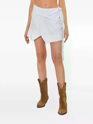 Isabel Marant Étoile Berenice Mini Wrap Skirt - White