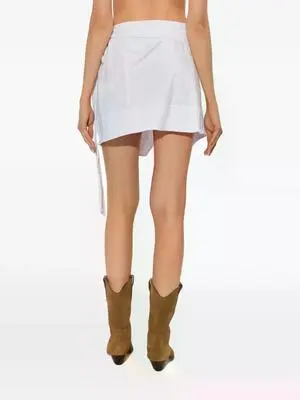 Isabel Marant Étoile Berenice Mini Wrap Skirt - White