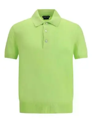 TOM FORD Short-sleeve Button Polo Shirt