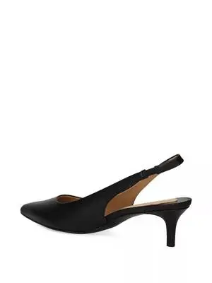Ralph Lauren Point-toe Slingback Pumps - Black