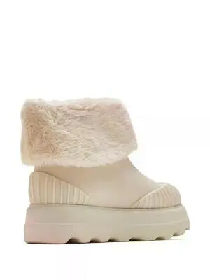 Melissa Fur Ridged-sole Boots