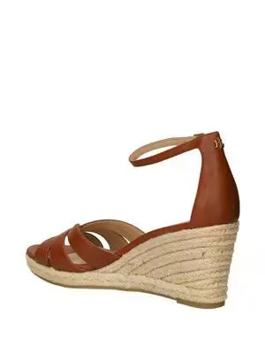 Ralph Lauren Crisscross-strap Wedge Sandals