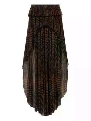 Blumarine Asymmetrical Skirt - Brown