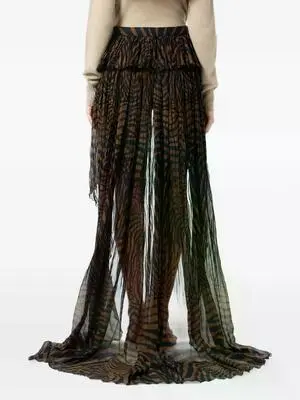 Blumarine Asymmetrical Skirt - Brown
