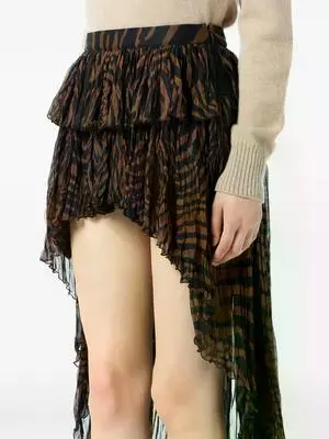 Blumarine Asymmetrical Skirt - Brown