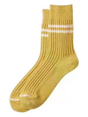 ROTOTO Striped Ribbed Socks