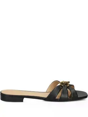 Ralph Lauren Buckle-strap Leather Sandals