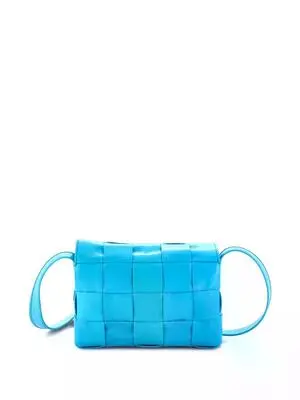 Bottega Veneta Cassette Maxi Intrecciato Leather Crossbody Bag