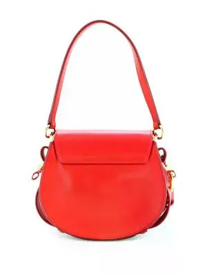 Chloé Tess Small Leather Shoulder Bag - Red