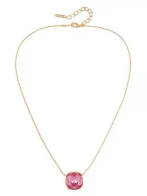 SUSAN CAPLAN 1990s D'orlan Crystal Pendant Necklace - Gold