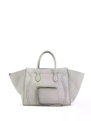 Grey Leather Totes