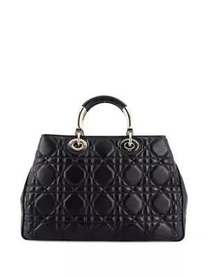 Dior Lady 95.22 Large Tote Bag Cannage Embossed Leather