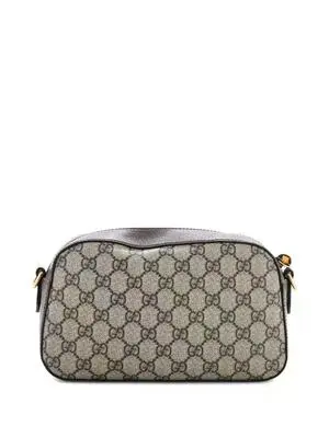 Gucci Neo Vintage Camera Messenger Crossbody Bag Gg Coated Canvas - Brown