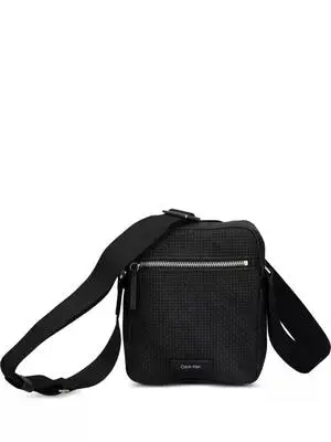 Calvin Klein Logo-patch Shoulder Bag - Black
