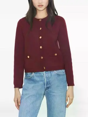 Tory Burch Kendra Pockets Button Cardigan