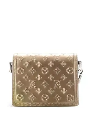 LOUIS VUITTON Dauphine Monogram Seal Mini Crossbody Bag - Gold