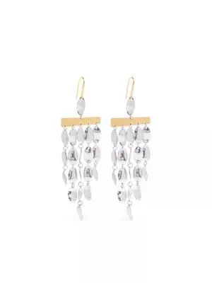 Isabel Marant Hammered Droplet Earrings - Silver