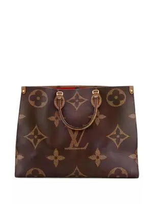 LOUIS VUITTON Onthego Reverse Monogram Giant Gm Tote Bag - Brown