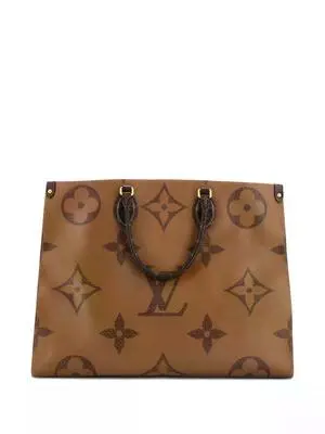 LOUIS VUITTON Onthego Reverse Monogram Giant Gm Tote Bag - Brown