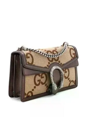 Gucci Dionysus Bag Jumbo Gg Canvas Small Shoulder Bag