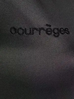 COURREGES V-neck Maxi Dress - Black