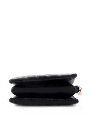 LOUIS VUITTON Coussin Pm Crossbody Bag Monogram Embossed Lambskin - Black
