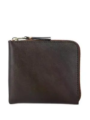Comme Des Garçons Zip Small Wallet - Brown
