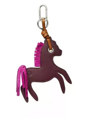 Tory Burch Leather Horse Bag Charm