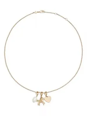 Tory Burch Curiosity Horse-pendant Necklace - Gold