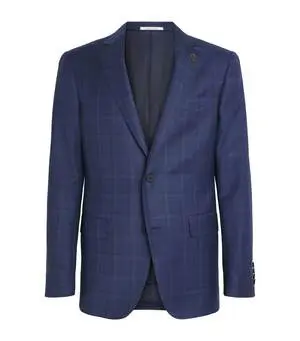 Pal Zileri Wool Check Blazer