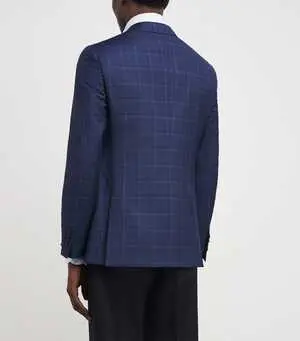 Pal Zileri Wool Check Blazer