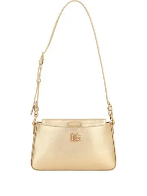 Dolce & Gabbana Leather Phone Bag - Gold