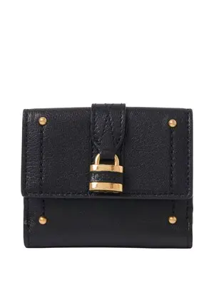 Chloé Paddington Leather Wallet - Black