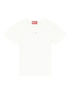 DIESEL Logo Cotton T-shirt - White