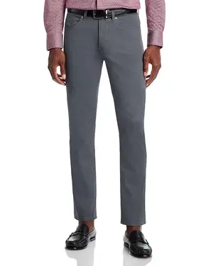BOSS Delaware Slim Fit Trousers - Silver