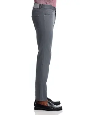 BOSS Delaware Slim Fit Trousers - Silver