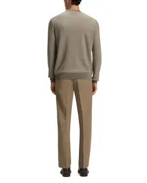 BOSS Habito Crewneck Sweater - Open Brown