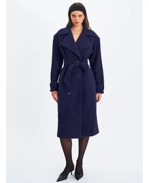MISS CIRCLE NEW YORK Jaelyn Wool-blend Boucle Coat