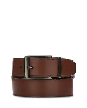 Bloomingdale'S Lizard Effect Reversible Leather Belt