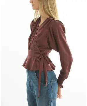 SECRET PON-PON Hailey Top - Mulberry