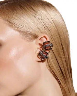 Demarson Maye Pave Single Ear Cuff - Two Tone