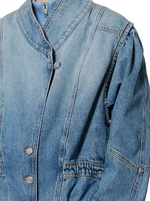 Isabel Marant Dolie Denim Jacket - Clear Blue