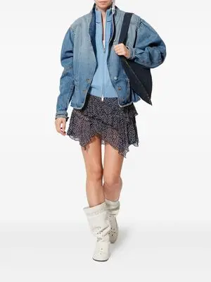 Isabel Marant Dolie Denim Jacket - Clear Blue