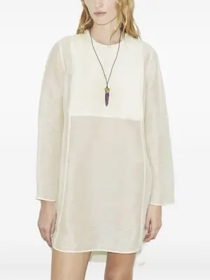 Tory Burch Linen And Silk Tunic
