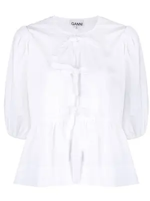 Women's Organic Cotton Short Sleeve Blouses