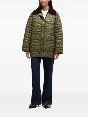 GANNI Quilted Jacket - Green