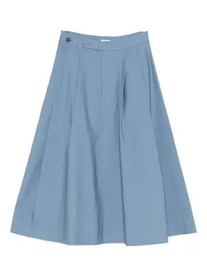 Woolrich Cotton Long Skirt - Blue