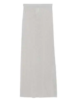 TOM FORD Sequined Long Skirt - Silver