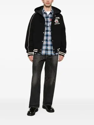 ICECREAM Checked Cotton Shirt - Blue